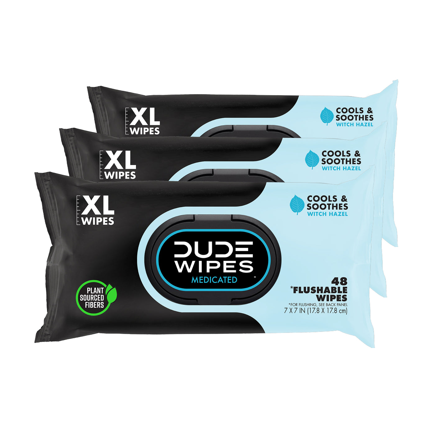 DUDE Wipes, Flushable Wipes For Men, 30pk Individually Wrapped Travel