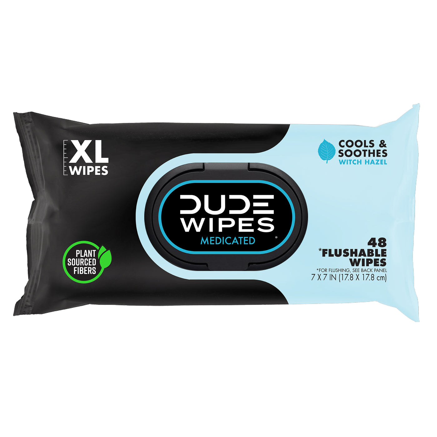 DUDE Wipes, Flushable Wipes For Men, 30pk Individually Wrapped Travel